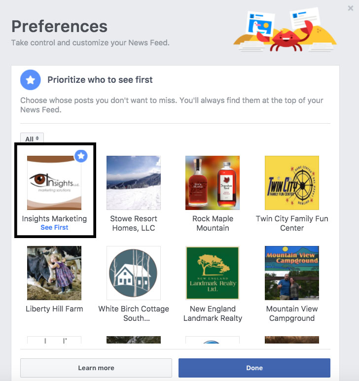 The Super Easy way to "See First" on Facebook - Insights Marketing ...